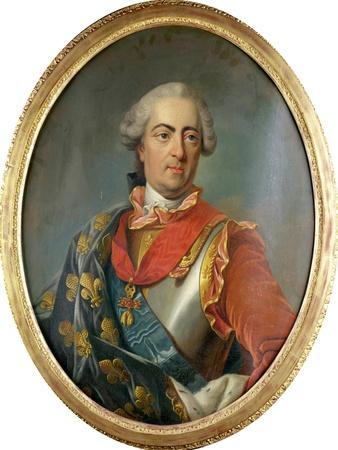 Portrait of King Louis XV of France, Wearing the Order of the Golden ...