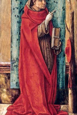 'Portrait De Saint Bonaventure (Giovanni Da Fidanza Ou Bonaventura De ...