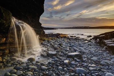 'Byrne's Cove, Kilkee, County Clare, Munster, Republic of Ireland ...