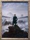 'The Wanderer above the Sea of Fog, C.1817 (Oil on Canvas)' Giclee ...