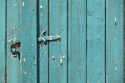 'Farm, Barn Goal, Weather-Beaten Wood, Close-Up, Detail' Photographic ...