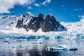Antarctica. Landscape with mountain, icebergs and glacier. Photographic ...