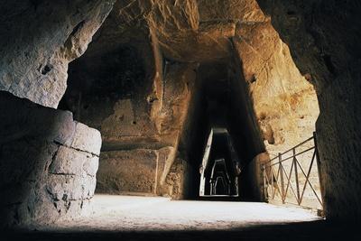 'Cave of Sybil, Archaeological Park of Cuma, Pozzuoli, Campania, Italy ...