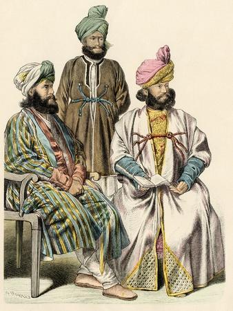 'Central Asia: Traditional Costumes of the Population of the Asian ...
