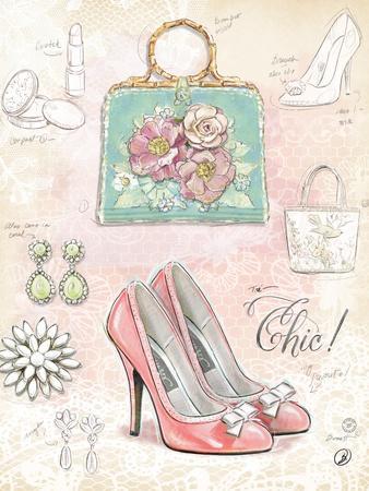 'Chic in Vintage' Art Print - Chad Barrett | Art.com