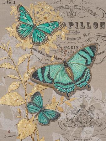 Linen Trio Gold Art Print - Chad Barrett | Art.com