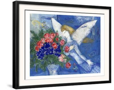 Chagall: Blue Angel Framed Giclee Print by Marc Chagall | Art.com