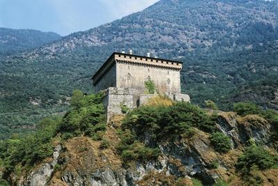Challant Castle, Verres, Aosta, Valle D'Aosta, Italy Giclee Print | Art.com