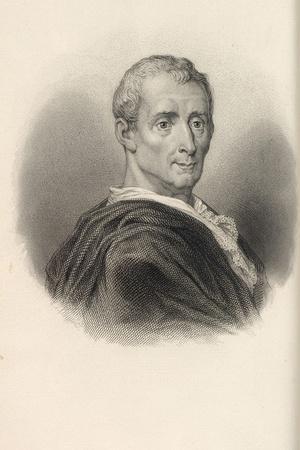 Charles De Secondat, Baron De Montesquieu (1689-175) Giclee Print | Art.com