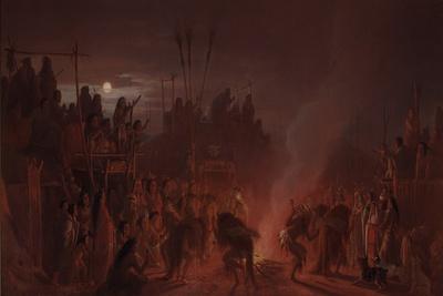 The Buffalo Dance, 1860 (Oil on Canvas) Giclee Print - Charles ...