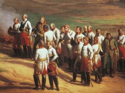 Ulm, October 20, 1805, Austrian General Karl Mack and His Staff ...