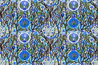 Ashmolean Museum Pattern Design #2, 2020 (Brush and Pens) Giclee Print ...