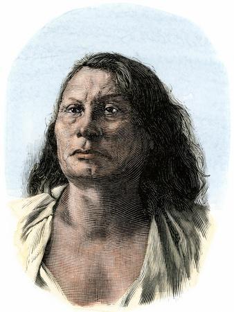 Chief Gall, a Sioux Leader in the Battle of Little Big Horn Giclee ...