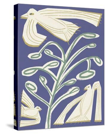 'Block Flock - Chorus' Stretched Canvas Print - Chloe Watts | Art.com