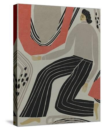 'Bold People - Ellis' Stretched Canvas Print - Chloe Watts | Art.com