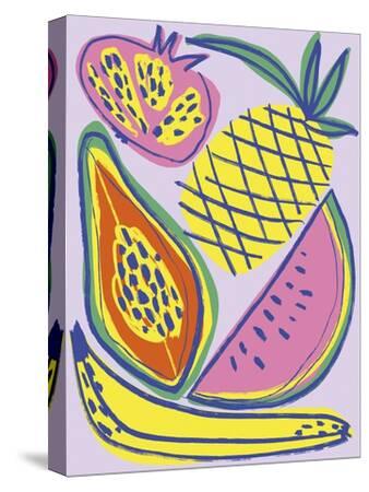 'Fruity Frenzy' Stretched Canvas Print - Chloe Watts | Art.com