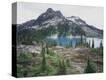 Vancouver Island, Strathcona Provincial Park, Glacier Feed Cream Lake ...