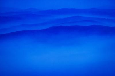 Wildfire smoke and clouds mixing, Stillwater State Forest near ...