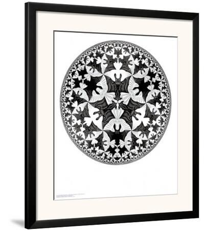 'Circle Limit IV' Framed Art Print - M. C. Escher | Art.com