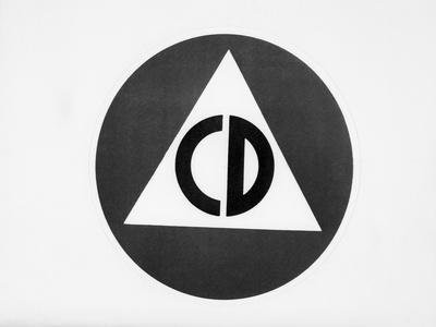 Civil Defense Logo--Encircled Triangle Giclee Print | Art.com