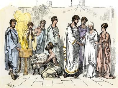 'Civilization of the Roman Empire: Wedding Ceremony in Ancient Rome ...