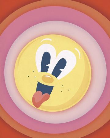 'Cheeky Cheeky' Giclee Print - Clara Wells | Art.com