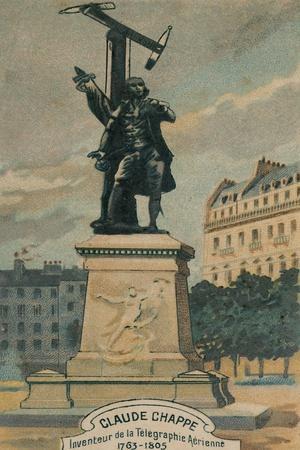 'Claude Chappe, Inventeur De La Telegraphine Aerienne, 1763-1805 ...