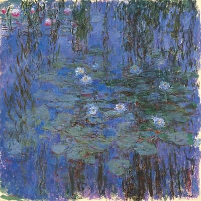 'Blue Water Lilies' Art Print - Claude Monet | Art.com