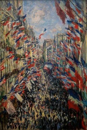 'Rue De Montorgueil, Celebration the 30Th of June 1878, 1879 (Oil on ...