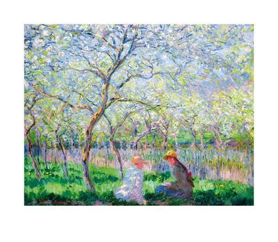 'Spring time' Premium Edition - Claude Monet | Art.com