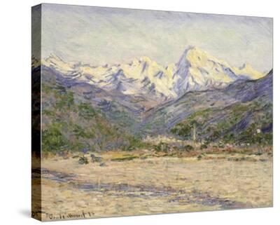 'The Valley of the Nervia' Stretched Canvas Print - Claude Monet | Art.com