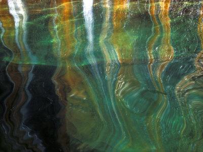 'Stained Rock Underwater, Pictured Rocks National Lakeshore, Michigan ...