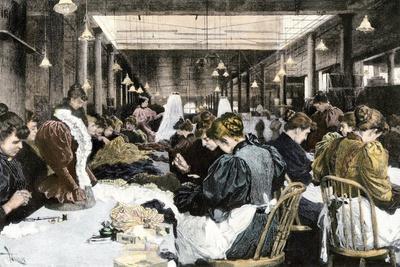 'Clothing Industry: Women Workers Making Costumes in a Textile Factory ...