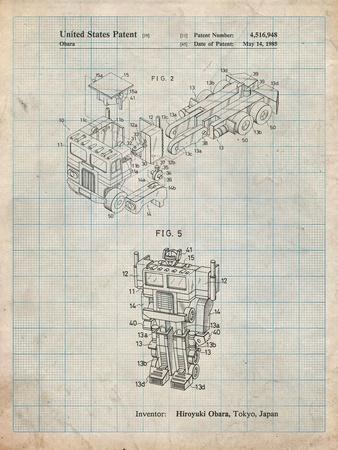 'Optimus Prime Transformer' Art Print - Cole Borders | Art.com