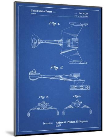 PP1053-Blueprint Star Trek Klingon Empire Starship Poster Mounted ...
