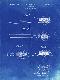 PP1103-Faded Blueprint Toothbrush Flexible Head Patent Poster Giclee ...