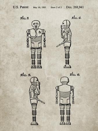 'PP617-Sandstone Star Wars Medical Droid Poster' Giclee Print - Cole ...