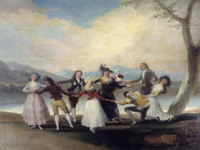 'Colin-Maillard, the Game of Blind Man's Bluff by Francisco De Goya' Giclee Print | Art.com