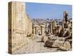 'Colonnaded Street (Cardo), Jerash, Jerash Governorate, Jordan, Middle ...