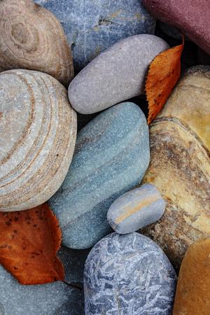 'Colorful river rocks along the Middle Fork of the Flathead River in ...
