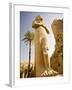 'Colossus of Ramses Ii and a Favorite Daughter in Karnak Temple, Luxor ...
