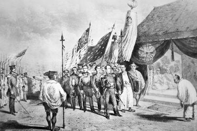 'Commodore Perry in Japan in 1853 Meeting Imperial Commissioners at ...