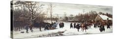 The Arrival of Prince Friedrich Karl and His Staff at the Battlefield ...