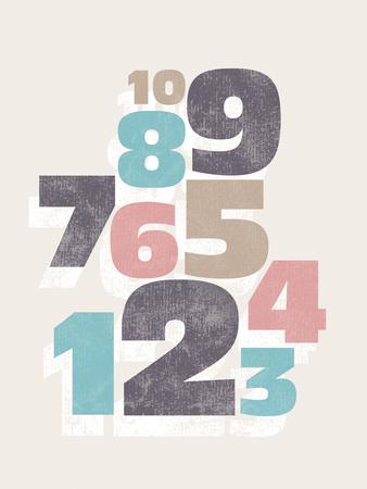'Cool Numbers' Giclee Print - Max Carter | Art.com