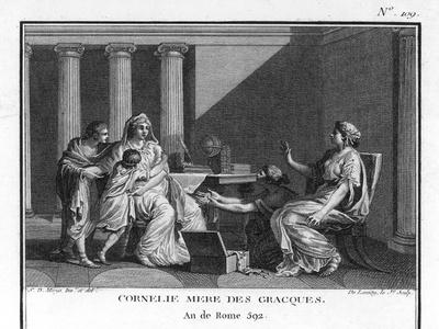 'Cornelia Mother of the Gracchi Who When Asked by an Inquisitive ...