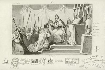 'Coronation of Charlemagne as Holy Roman Emperor, Rome, 800' Giclee ...