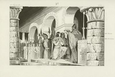 Coronation of Louis III and Carloman as Kings of West Francia, 879 ...