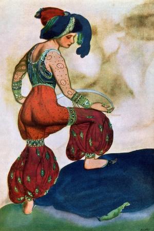 'Costume Design For the Red Sultan, from Sheherazad' Giclee Print ...