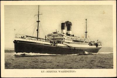 Cosulich Line Trieste, S.S. Martha Washington Giclee Print | Art.com