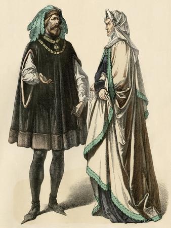 'Couple of the Nobility Vetus in Fashion of the High Middle Ages (5Th ...